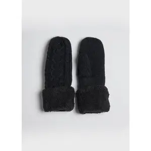 Hat Attack Flurry Lined Mittens - Black