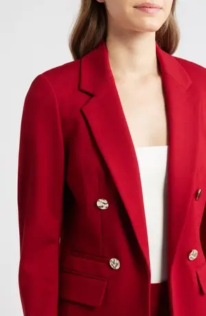 Anne Klein Double-breasted Blazer