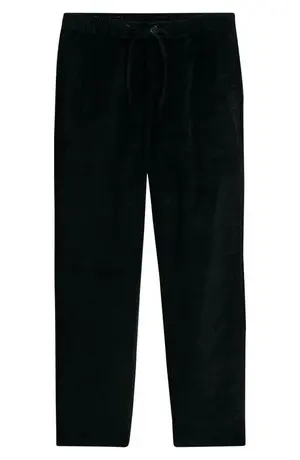 Paul Smith Flat Front Drawstring Corduroy Pants
