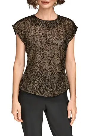 Donna Karan New York Metallic Blouses