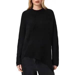 ALLSAINTS Lock Merino Wool Blend Sweater - Black