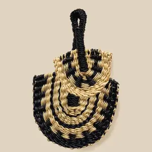 INDEGO AFRICA Mini Fan Bag Charm Black