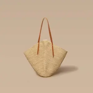 INDEGO AFRICA Bibiri Crochet Raffia Tote