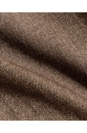 Billy Reid Pleated Cotton & Virgin Wool Dress Trousers - Brown