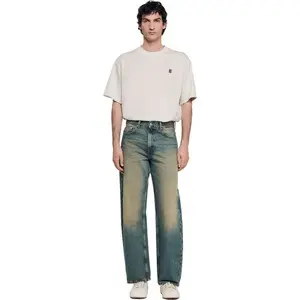 Sandro Medium Wash Jeans For Men