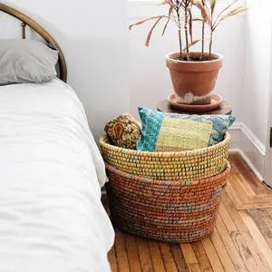 TEN THOUSAND VILLAGES Bright Day Laundry Basket
