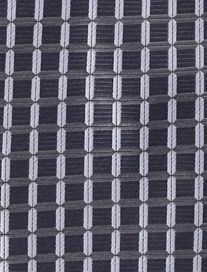 OAK HILL BY DXL Grid Patterned Neck Tie - Charcoal