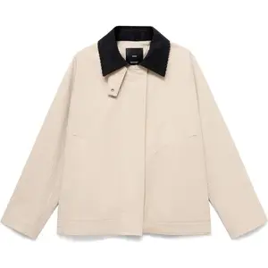 Mango Spread Collar Jackets For Women