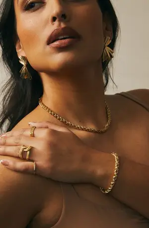 MIRANDA FRYE Adriana Chain Necklace - Gold