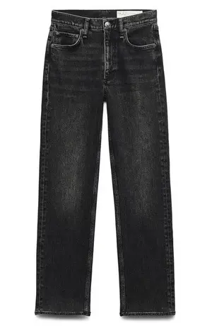 Rag & Bone Harlow Mid-rise Straight Leg Ankle Jeans