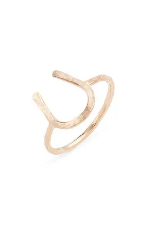 NASHELLE Horseshoe Ring - Gold Fill