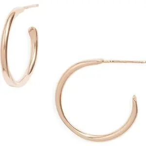 NASHELLE Small Loom Hoop Earrings Gold Fill
