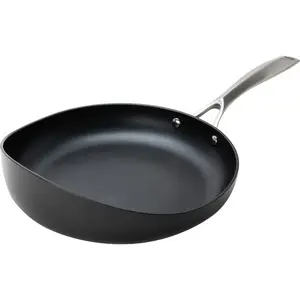 RAD USA Radical Pan Nonstick Frying & Saute Pan Skillet With Stainless Steel Handle - Black