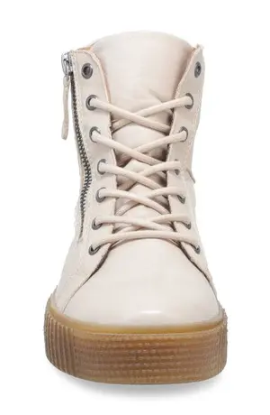 Miz Mooz Saphire Platform Sneakers - Cream
