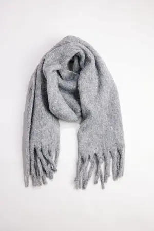 Hat Attack Cozy Solid Scarf Heather Grey