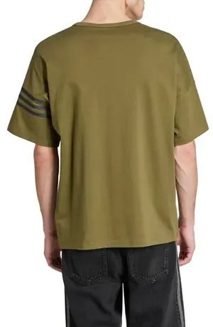 Adidas Neuclassics Oversize Cotton T-shirt - Focus Olive