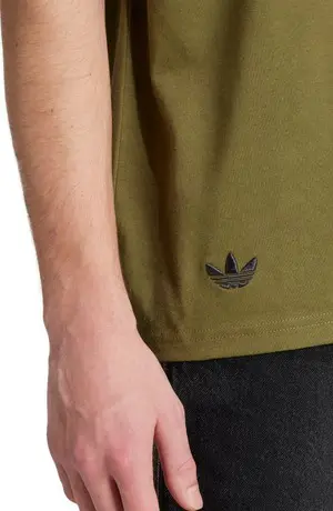 Adidas Neuclassics Oversize Cotton T-shirt - Focus Olive