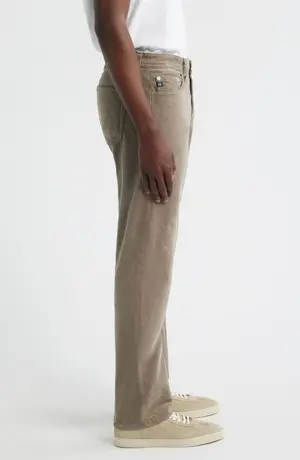 Ag Protégé Corduroy Straight Leg Pants - Industrial Taupe