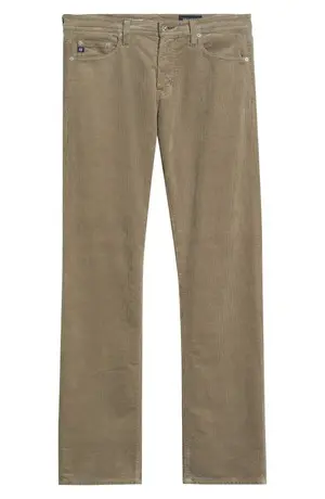 Ag Protégé Corduroy Straight Leg Pants - Industrial Taupe