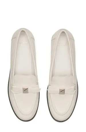 Kate Spade New York Deco Bow Loafer - Cashew Milk