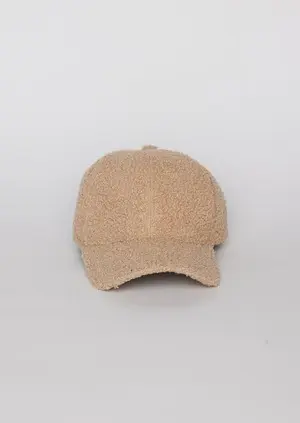 Hat Attack Faux Fur Baseball Cap - Natural