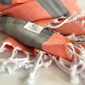 ECO HILANA Samara Gray Turkish Towel