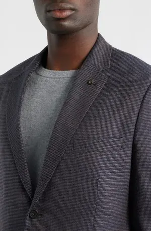 Johnston & Murphy Microcheck Wool Sport Coat