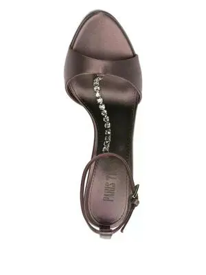 Paris Texas 105mm Chain-strap Sandals - Brown