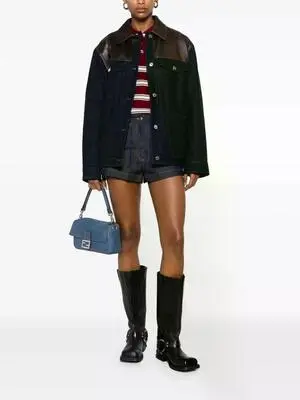 Sandro Paneled Denim Jacket