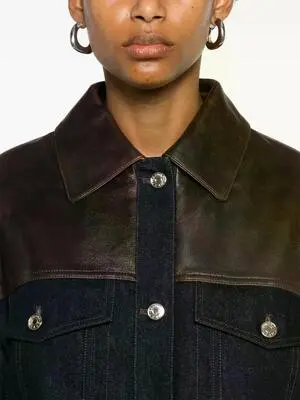 Sandro Paneled Denim Jacket
