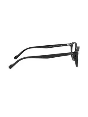 VOGUE EYEWEAR Acetate Rounded Frame Glasses - Black