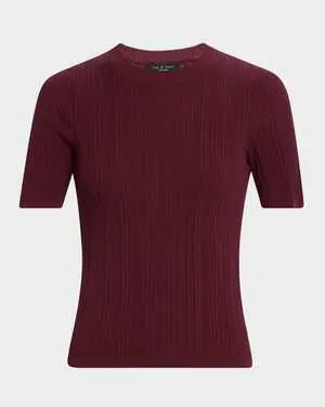 Rag & Bone Camryn Pointelle Tee