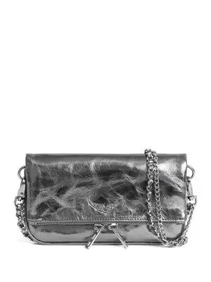Zadig&Voltaire Rock Nano Metal-chain Shoulder Bag - Silver