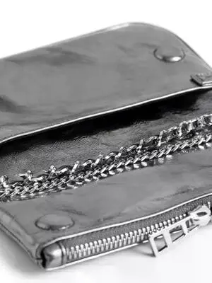 Zadig&Voltaire Rock Nano Metal-chain Shoulder Bag - Silver
