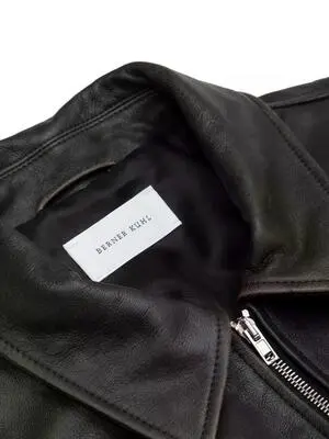 BERNER KUHL Zipped Leather Jacket