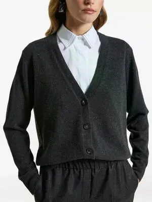 Peserico Button V-neck Sweater
