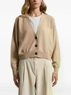 Peserico Button Embellished Cardigan - Neutrals