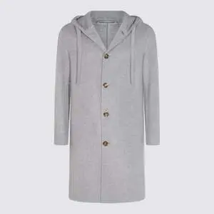 Lardini Hooded Coats For Men