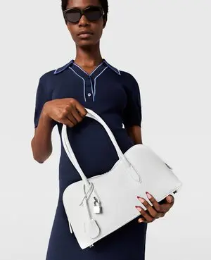 Stella McCartney Ryder Shoulder Bag - Optical White
