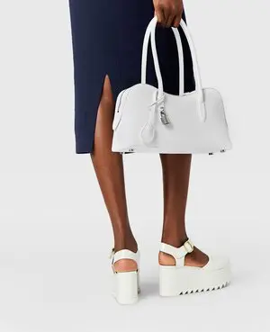 Stella McCartney Ryder Shoulder Bag - Optical White
