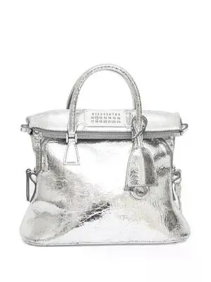 MAISON MARGIELA 5ac Tote Bag - Silver