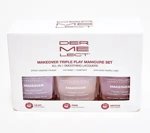 DERMELECT Makeover Triple Play Manicure Set - One-color