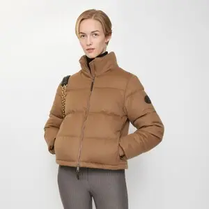 Burberry Cashmere Ambleside Puffer Jacket - Fawn Brown