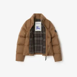 Burberry Cashmere Ambleside Puffer Jacket - Fawn Brown