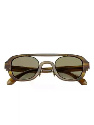 Giorgio Armani Geometric Frame Sunglasses