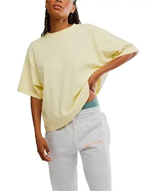 Free People Boxy Tee - Sunlit Yellow