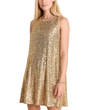 Vineyard Vines Sequin Swing Dress