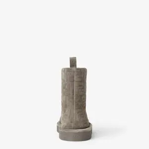 Fendi Apres Chic Suede Boots - Grey