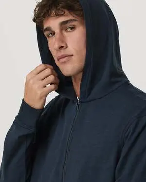 Vuori Coronado Full Zip Hoodie 2.0 - Midnight Heather