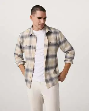Vuori Vuori Long Sleeve Flannel Button Down Shirt Cavern Grey